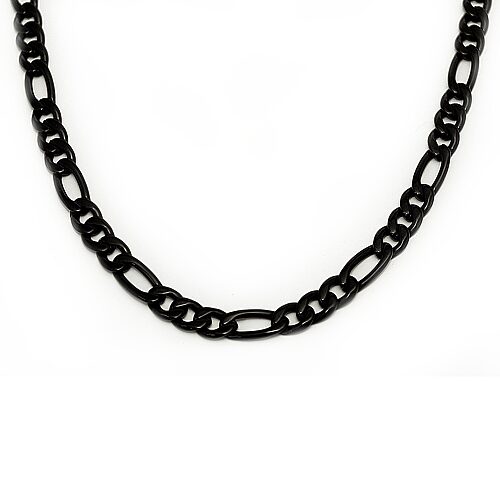 Click here for Mens Black Stainless Steel Chain Necklace  One Siz... prices