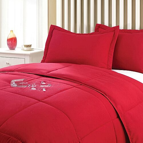 Click here for Lotus Home Water and Stain Resistant Comforter Min... prices