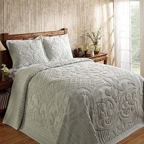 Click here for Better Trends Ashton Chenille Bedspread  One Size... prices