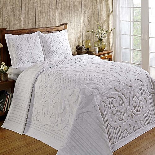 Click here for Better Trends Ashton Chenille Bedspread  One Size... prices