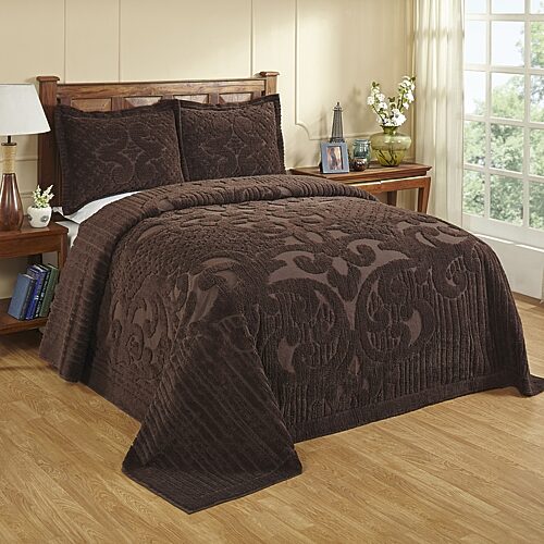 Click here for Better Trends Ashton Chenille Bedspread  One Size... prices