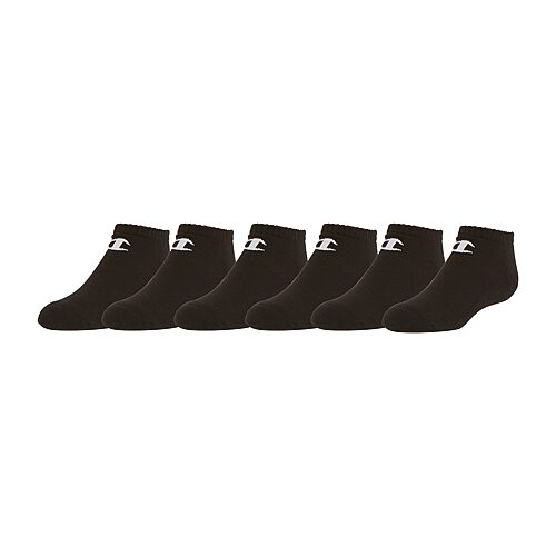Click here for Champion Big Kid Boys 6 Pair No Show Socks  9-11... prices