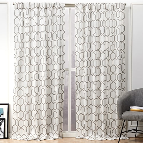 Click here for Nicole Miller Hexa Back Tab Light-Filtering Set of... prices