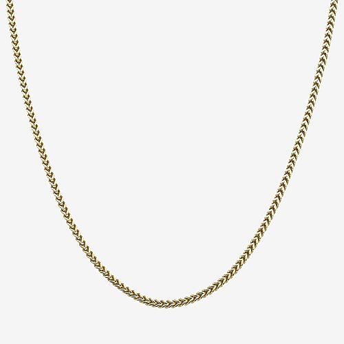 Click here for Stainless Steel Solid Wheat Chain Necklace  One Si... prices