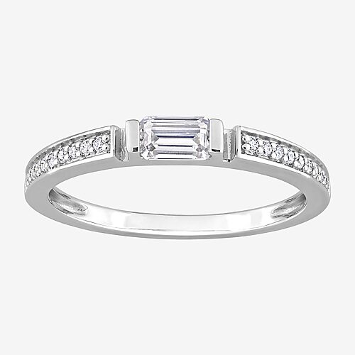 Click here for Womens 3/8 CT. T.W. Lab Created White Moissanite S... prices