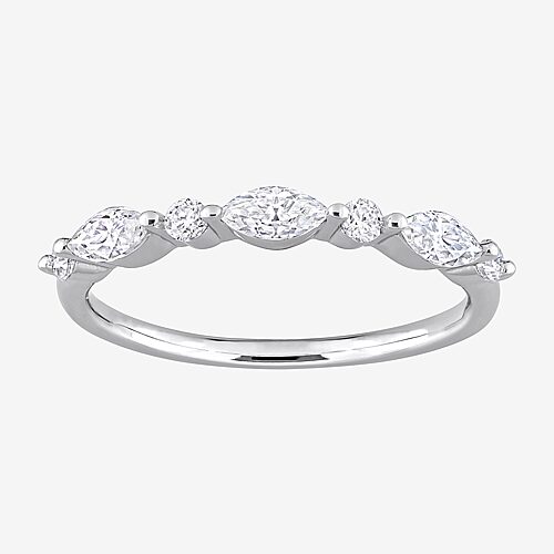 Click here for Womens 1/2 CT. T.W. Lab Created White Moissanite S... prices