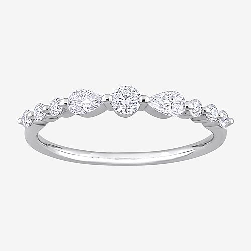 Click here for Womens 1/2 CT. T.W. Lab Created White Moissanite S... prices