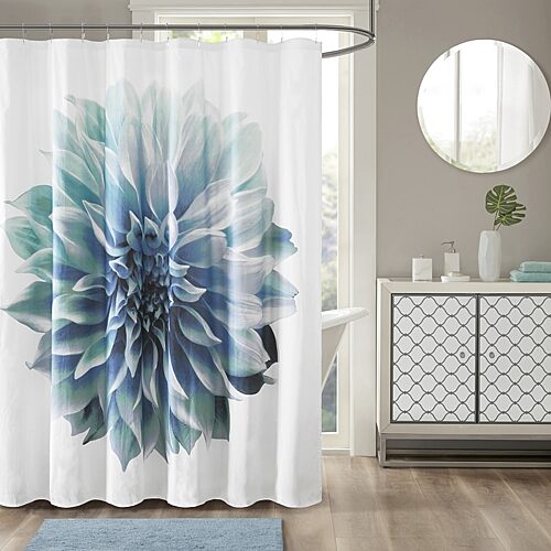 Click here for Madison Park Norah Cotton Percale Shower Curtain... prices