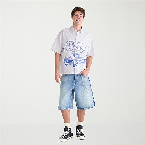 Click here for AEROPOSTALE Ford Mens Short Sleeve Boxy Fit Button... prices