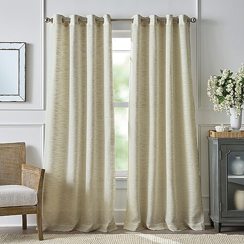 Click here for Martha Stewart Harmony Grommet Top Sheer Single Cu... prices