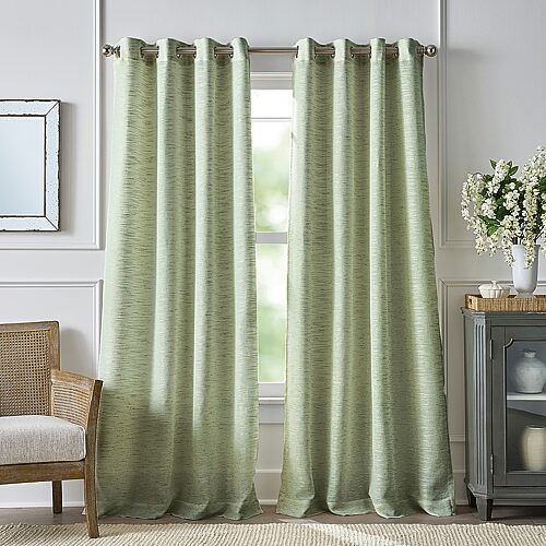 Click here for Martha Stewart Harmony Grommet Top Sheer Single Cu... prices