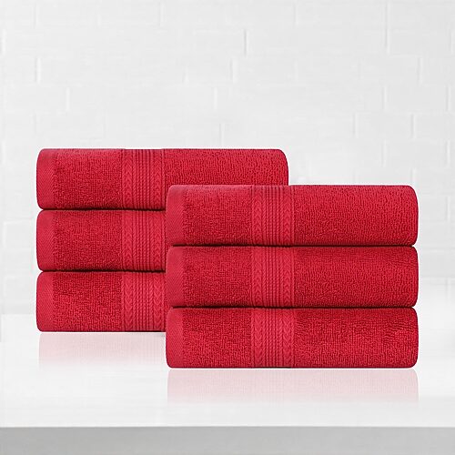 Click here for SUPERIOR Eco-Friendly Cotton 6-pc. Hand Towel  One... prices