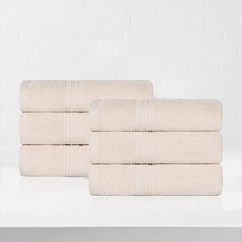 Click here for SUPERIOR Eco-Friendly Cotton 6-pc. Hand Towel  One... prices