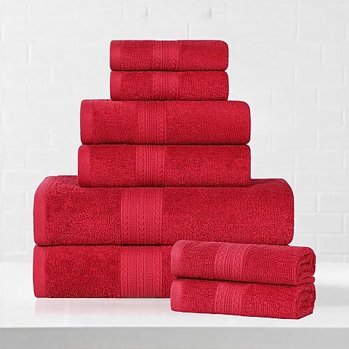 Click here for SUPERIOR Eco-Friendly Cotton 8-pc. Quick Dry Bath... prices
