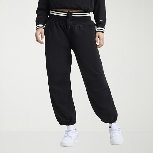 Click here for Champion Womens Cinched Mid Rise Loose Fit Sweatpa... prices