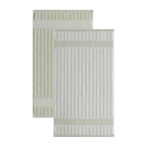 Click here for Laura Ashley 2-pc. Hand Towel  One Size  Green prices