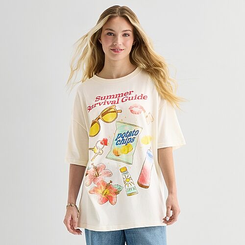 Click here for New World Summer Survival Womens Juniors Crew Neck... prices