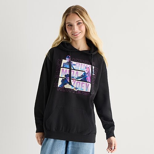Click here for K-Pop Demon Hunters Womens Juniors Long Sleeve Fle... prices