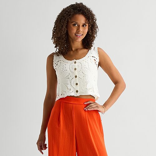 Click here for by&by Womens Juniors V Neck Sleeveless Tank Top  X... prices