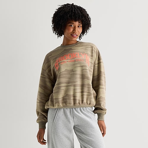 Click here for Arizona Womens Juniors Crew Neck Long Sleeve Sweat... prices