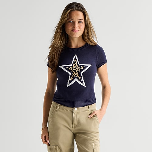 Click here for Arizona Womens Juniors Crew Neck Short Sleeve Shel... prices