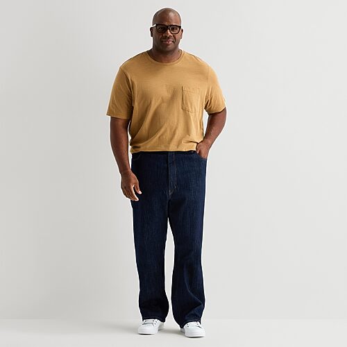 Click here for mutual weave Big and Tall Mens Bootcut Jean  38 38... prices