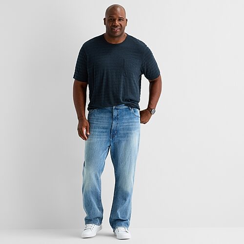 Click here for mutual weave Big and Tall Mens Bootcut Jean  58 32... prices