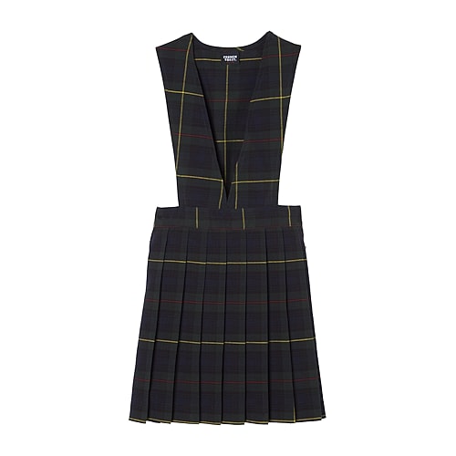 Click here for French Toast Big Girls V-Neck Pleated Plaid Jumper... prices