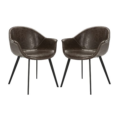 Click here for Charna Dining Chair (Set Of 2) - Dark Brown prices