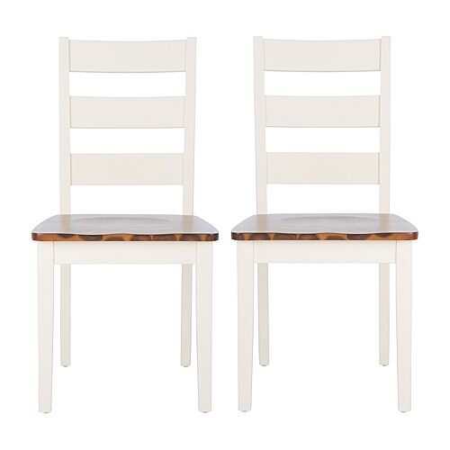 Click here for Silio Ladder Back Dining Chair  Set of 2 - Brown prices