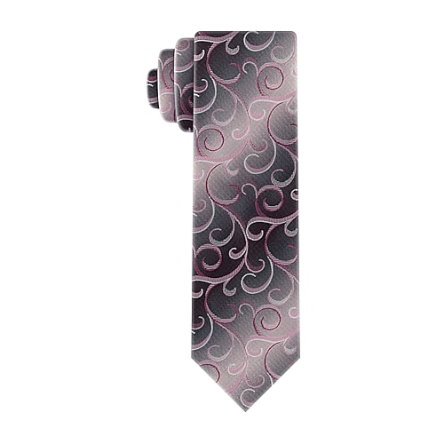 Click here for Van Heusen Shaded Scroll Tie  One Size  Pink prices