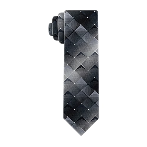 Click here for Van Heusen Shaded Geometric Tie  One Size  Black prices