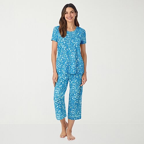Click here for Cuddl Duds Womens Short Sleeve 2-pc. Pajama Set  M... prices