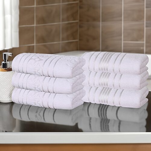Click here for SUPERIOR Sadie Zero Twist Jacquard Solid Cotton 6-... prices