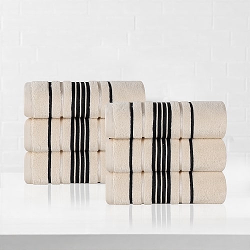 Click here for SUPERIOR Sadie Zero Twist Solid Cotton 6-pc. Hand... prices