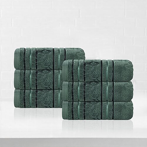 Click here for SUPERIOR Sadie Zero Twist Jacquard Cotton 6-pc. Qu... prices
