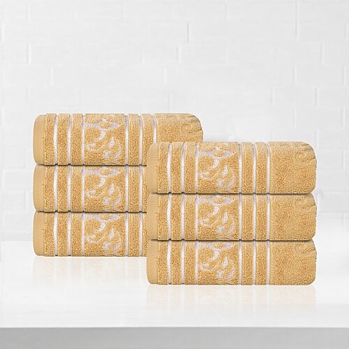 Click here for SUPERIOR Sadie Zero Twist Jacquard Cotton 6-pc. Qu... prices
