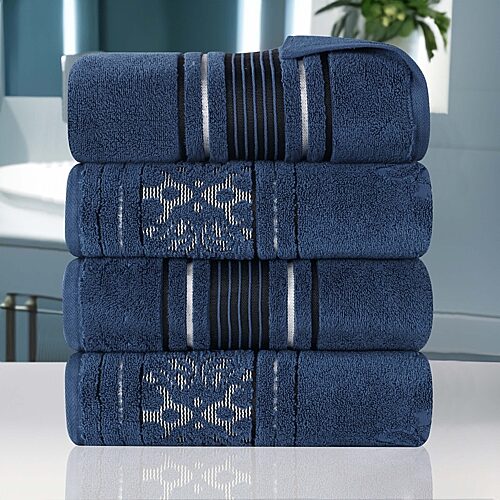 Click here for SUPERIOR Sadie Zero Twist Jacquard Solid Cotton 4-... prices