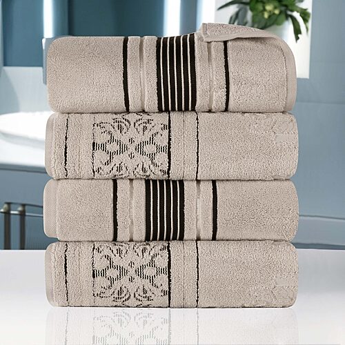 Click here for SUPERIOR Sadie Zero Twist Jacquard Solid Cotton 4-... prices