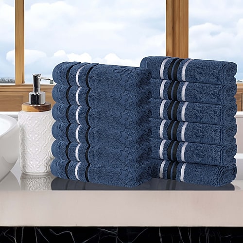 Click here for SUPERIOR Sadie Zero Twist Jacquard Solid Cotton 12... prices