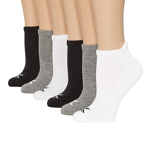 Click here for Xersion Heel Tab Womens Multi-Pack 6 Pair Low Cut... prices