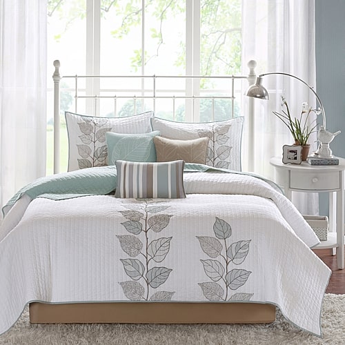 Click here for Madison Park Caelie Quilted 6-Pc. Quilt Set  King... prices