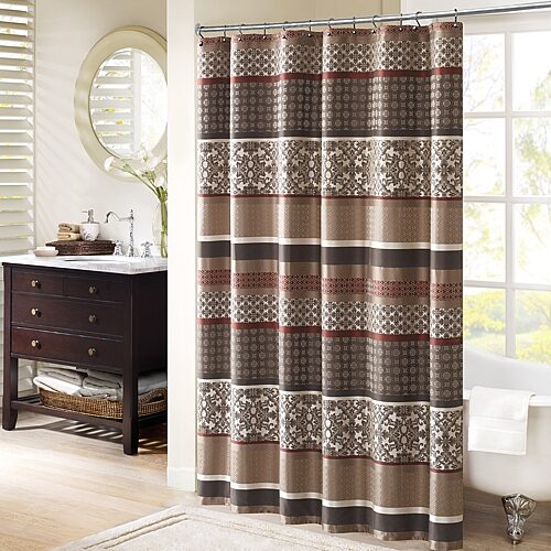 Click here for Madison Park Princeton Jacquard Shower Curtain  72... prices