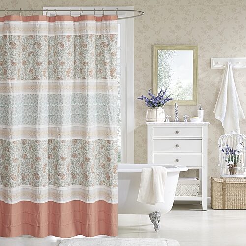 Click here for Madison Park Dawn Cotton Shower Curtain  72 x 72 -... prices