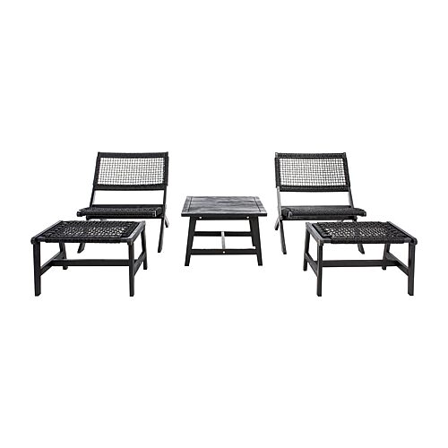 Click here for Casella Outdoor Living Set - Black prices