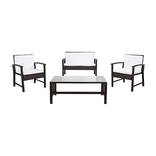 Click here for Safavieh 4-pc. Conversation Set Weather Resistant... prices