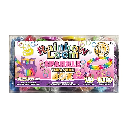 Click here for Rainbow Loom- Sparkle Rubber Band Treasure Box Edi... prices