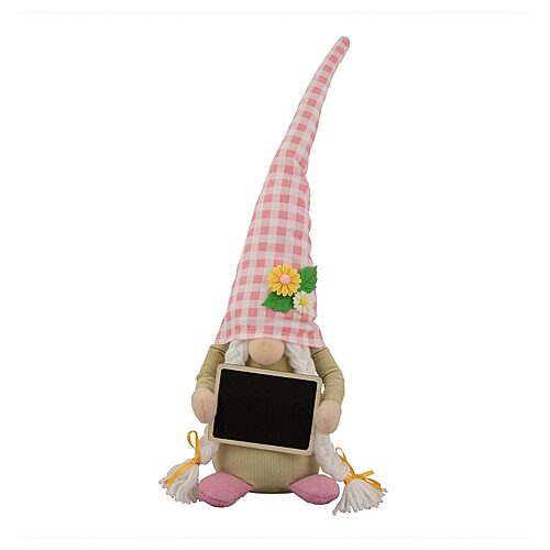 Click here for Northlight 16in Gingham Plaid With Chalkboard Gnom... prices