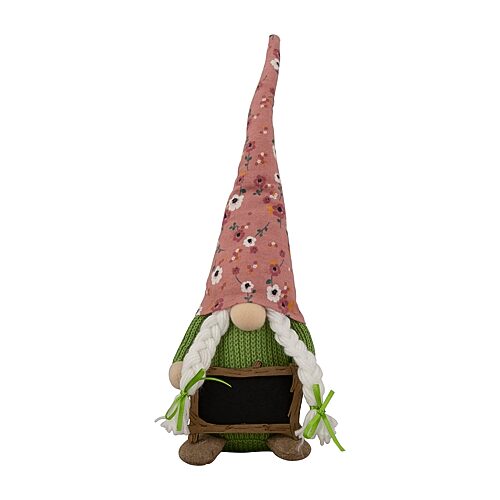 Click here for Northlight 16in Pink Floral With Message Board Gno... prices