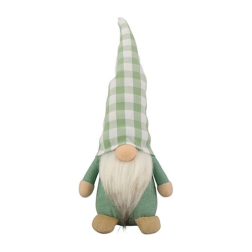 Click here for Northlight 12.25in Spring With Green Plaid Hat Gno... prices